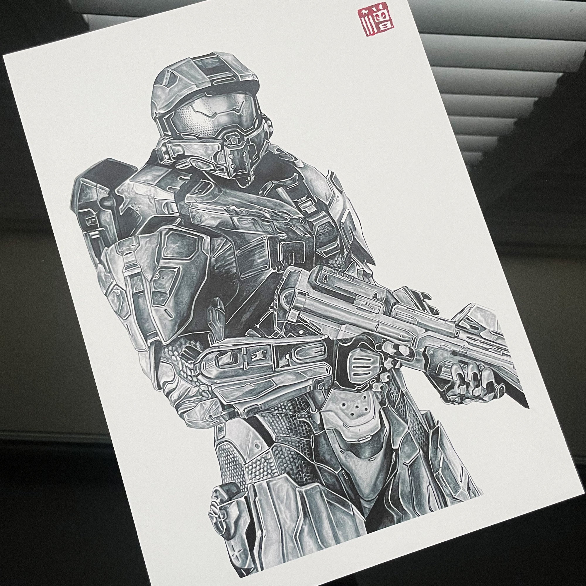 Halo 4 - Master Chief Portrait | Entransing Art