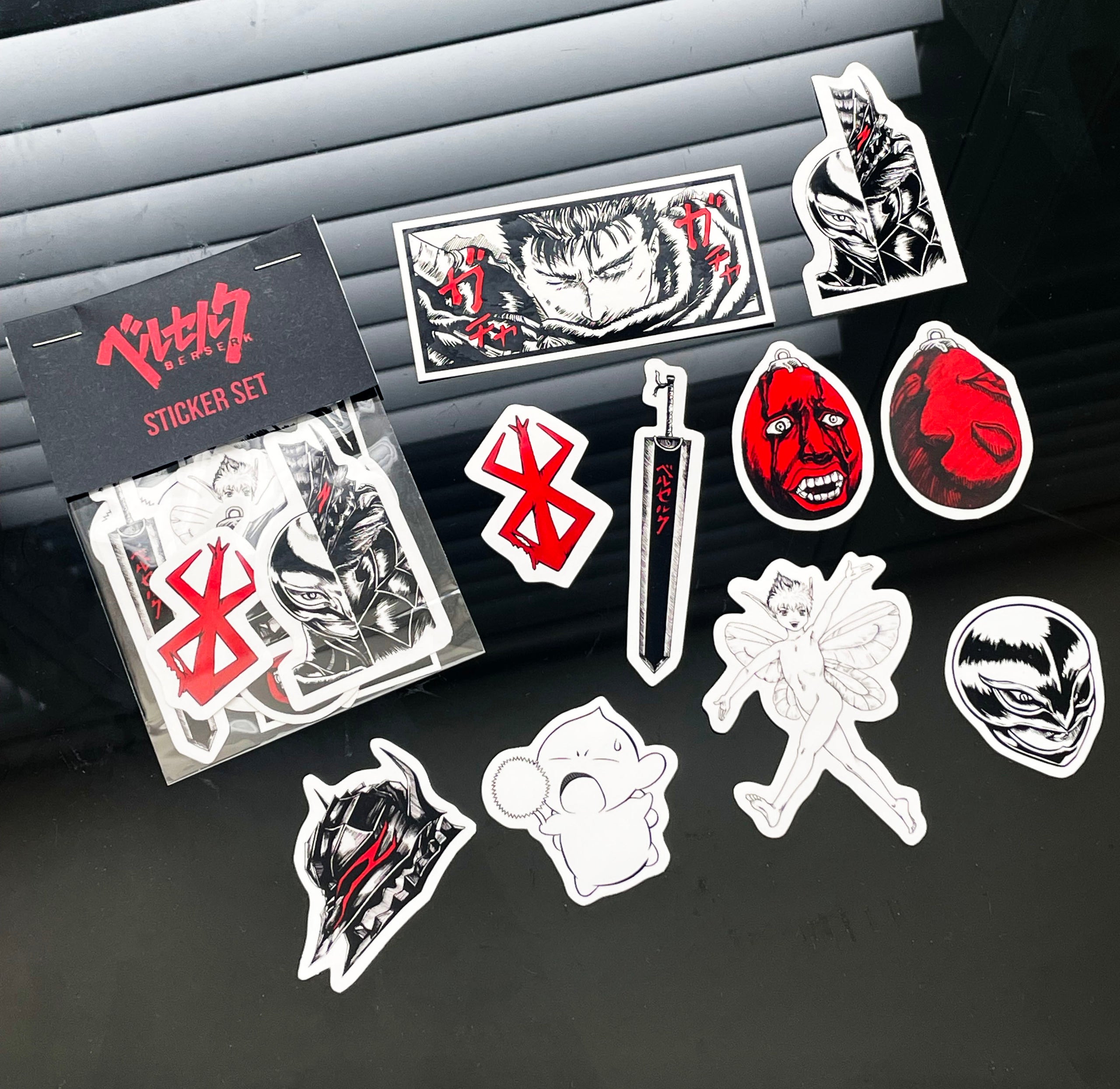 Berserk Fan Art - Berserk Sticker Pack | Entransing Art